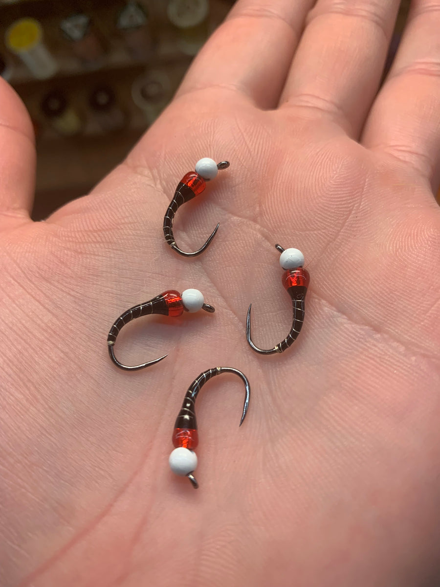 Ruby neck midge fly pattern – Snake River Fly